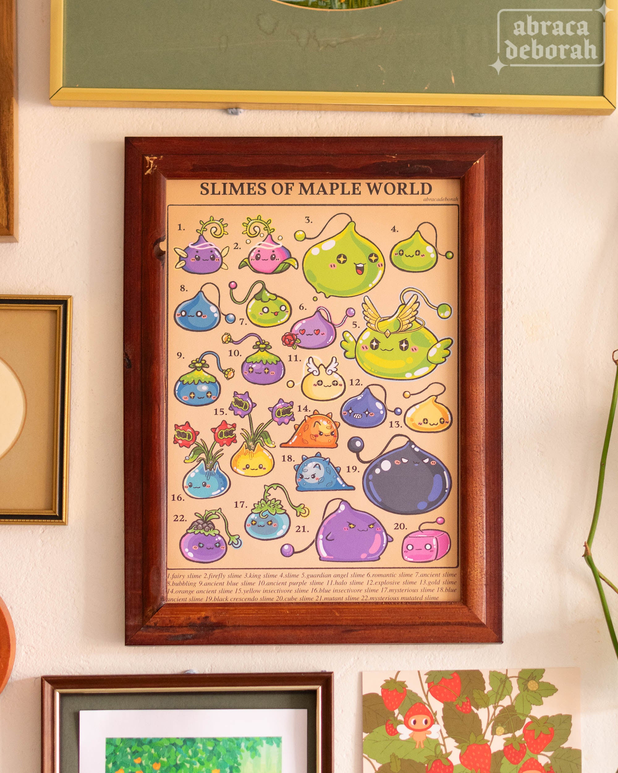 🍁 slimes of maple world print – Abracadeborah